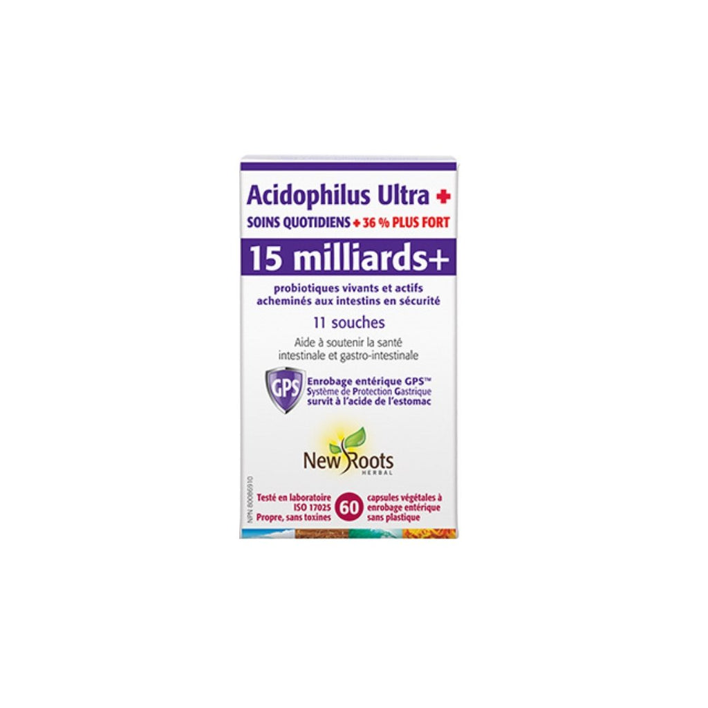Acidophilus Ultra 15 mil.+ 60 capsulesNew Roots Herbal – Vogel Saint-Jérôme