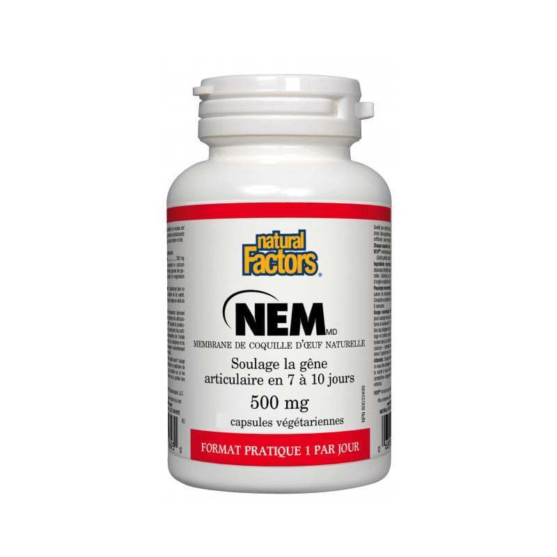 NEM - 500mg - Natural Factors - Commandez maintenant! – Vogel Saint-Jérôme