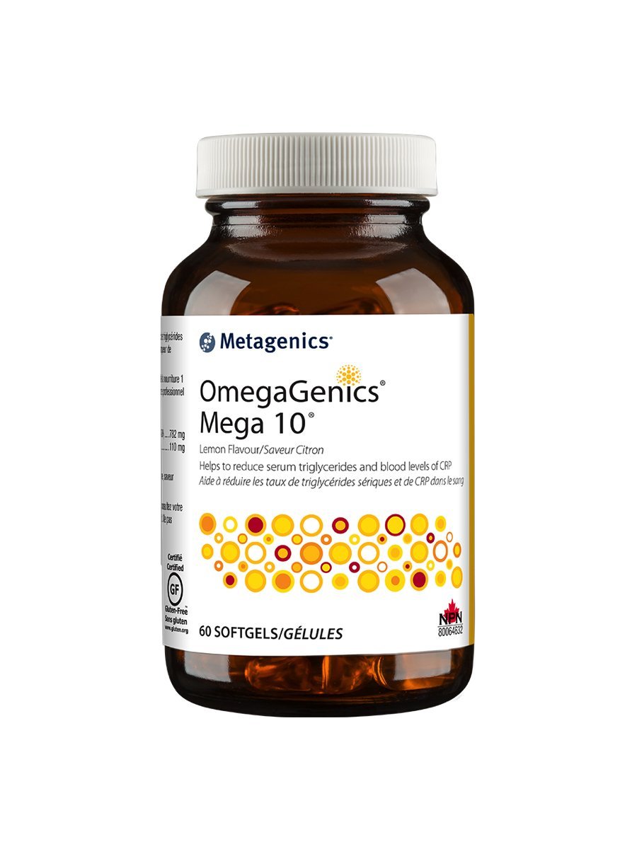 OmégasOmegaGenics Mega 10 - 60 Gélules - MetagenicsMetagenics – Vogel ...